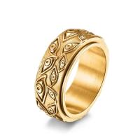 China Devil's Eye Titanium Steel Spinner Ring for Men Rotating Dynamic Relieving Anxiety Stainless Steel Ring Retro Jewelry Sskr529 for sale