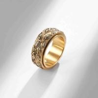 China Devil's Eye Titanium Steel Spinner Ring for Men Rotating Dynamic Relieving Anxiety Stainless Steel Ring Retro Jewelry Sskr529 for sale