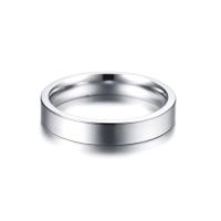 China Jewelry in Stock Wholesale Men and Women Simple Smooth Ring Ring Stainless Steel Jewelry Titanium Steel Ring SSR359 for sale