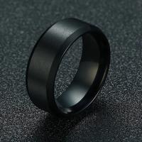 China Ring Jewelry Stainless Steel Smooth Plain Simple Ring Customized Logo Titanium Steel Ring for Men SSR427 for sale