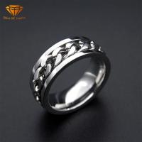 China Mxj Net Red Beer Bottle Cap Artifact Ring Female Ins Tide Male Can Turn Chain Rotation Couple Transfer Ring SSR2617 for sale