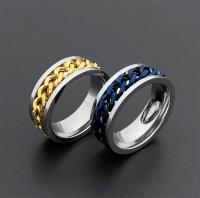 China Mxj Net Red Beer Bottle Cap Artifact Ring Female Ins Tide Male Can Turn Chain Rotation Couple Transfer Ring SSR2617 for sale