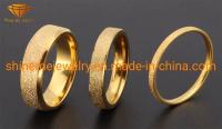 China New Titanium Stainless Steel Matte Ring Rose Gold Ring 2mm 6mm Stainless Steel Finger Rings SSR2059 for sale