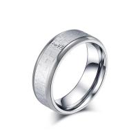 China Classic European and American Stainless Steel Cross Scripture Ring Men's Prayer and Faith Jewelry Accessories Fashion Ring Wholesale SSR848 for sale