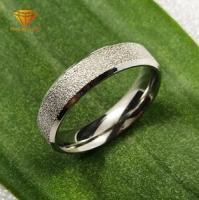 China Stainless Steel Body Jewelry Fashion Shining Sticker Rings Stainless Steel Finger Women Ring SSR1956 for sale