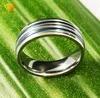 China Fashion Jewelry Stainless Steel Jewelry Between Silver and Blue Stainless Steel Ring for Men and Women SSR1990 for sale