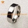 China Custom Stainless Steel Jewelry Silver Polished Stainless Steel Finger Ring SSR2011 for sale