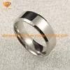 China Custom Stainless Steel Jewelry Silver Polished Stainless Steel Finger Ring SSR2011 for sale