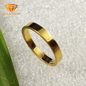 China Fashion jewelry Medical Stainless Steel Titanium Jewelry IP Gold 4mm Finger Ring SSR2030 for sale
