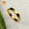 China Fashion jewelry Medical Stainless Steel Titanium Jewelry IP Gold 4mm Finger Ring SSR2030 for sale