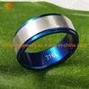 China Fashion Jewelry Stainless Steel 316L Blue Plating Titainium Jewelry Stainless Steel Rings SSR1977 for sale