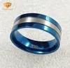China Fashion Jewelry 316L Stainless Steel Ring Blue Plated Ring for Men SSR1979 for sale