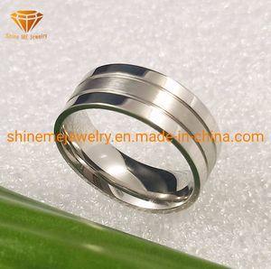 China Stainless Steel Jewelry Titanium Ring Tungsten Ring Fashion High Polished Silver Stainless Steel Rings SSR1911 for sale