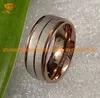 China Top Quality Fashion Jewelry Brown and Silver Stainless Steel Jewelry Titanium Jewelry Stainless Steel Ring SSR2028 for sale