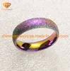 China Fashion Jewelry Stainless Steel Titanium Sandblushing Colorful Stainless Steel Finger Ring  SSR2054 for sale