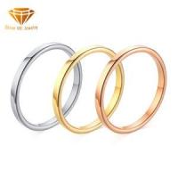 China Factory Spot Wholesale Student Trinkets Stainless Steel Bare Body Ring Simple Index Finger End Ring Korean Women's Band Ring SSR487 for sale