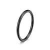 China Ins Genderless Cold Wind Titanium Steel Round Line Tail Ring Ring for Men and Women Neutral Smooth Plain Circle Jewelry SSR2540 for sale