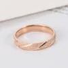 China Beveled Pearl Sand Titanium Steel Couple Rings Net Red Rings Trendy Fashion Accessories for sale