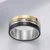 China Factory Wholesale Body Jewelry Surgical Steel Calendar Ring Roman Numeral Time Ring Jewelry Ring for Men SSR076 for sale