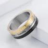 China Factory Wholesale Body Jewelry Surgical Steel Calendar Ring Roman Numeral Time Ring Jewelry Ring for Men SSR076 for sale