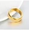 China Fashion Jewelry Titanium Steel Frosted Spinner Ring IP Gold Ring for Men Factory Wholesale SSR2144G for sale