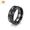 China Fashion Ring Release Stress Spinner Ring The Beer Bottle Artifact Roman Numeral Rotatable Chain Ring SSR436 for sale