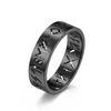 China Nordic Viking Text Hollow Titanium Stainless Steel Ring Rune Rune Men and Women Propose Marriage Simple Hand Jewelry SSR2536g for sale