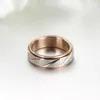 China Colorful Frosted Ring Slash Rotatable Ring Rose Gold Pearl Sand Fashion Ring Jewelry Factory Direct Sales SSR2202 for sale