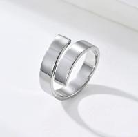 China Fashion Accessories Lightning Ring Stainless Steel Open Ring Personalized Titanium Steel Jewelry Customization SSR2456 for sale