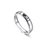 China Net Celebrity Ins Stainless Steel Ring I Love U Ring Simple Couple Ring Friendship Ring SSR2139 for sale