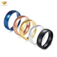 China Stainless Steel Plain Ring Simple Personality Men's Ring Glossy Female Jewelry Titanium Steel Bare Body Ring Jewelry Wholesale SSR2138 for sale