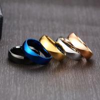China Stainless Steel Plain Ring Simple Personality Men's Ring Glossy Female Jewelry Titanium Steel Bare Body Ring Jewelry Wholesale SSR2138 for sale