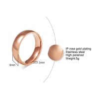 China Stainless Steel Plain Ring Simple Personality Men's Ring Glossy Female Jewelry Titanium Steel Bare Body Ring Jewelry Wholesale SSR2138 for sale