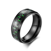 China Titanium Steel Carbon Fiber Ring Korean Version New Jewelry Gift Manufacturer Wedding Ring for Men SSR163 for sale