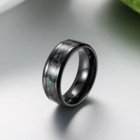 China Titanium Steel Carbon Fiber Ring Korean Version New Jewelry Gift Manufacturer Wedding Ring for Men SSR163 for sale