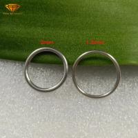 China Hot Sale Titanium Steel Personality Trend Round 2mm Stainless Steel Jewelry Finger Ring Ss4601 for sale