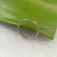 China Hot Sale Titanium Steel Personality Trend Round 2mm Stainless Steel Jewelry Finger Ring Ss4601 for sale