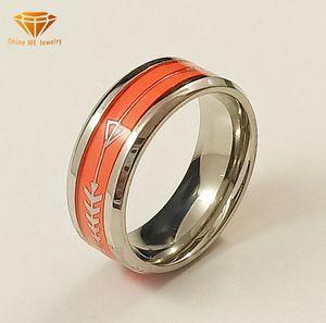 China Fashion Jewelry Silver Jewelry 316L Stainless Steel jewelry IP Gold and Red Stainless Steel Wedding Ring for Men and Women SSR2072 for sale