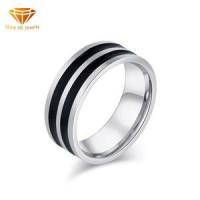 China Stainless Steel Silver Ring Neutral Simple Light Luxury Men's and Women's Titanium Steel Ring SSR872s for sale