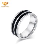 China Stainless Steel Silver Ring Neutral Simple Light Luxury Men's and Women's Titanium Steel Ring SSR872s for sale