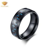 China Titanium Steel Carbon Fiber Ring in Stock Ssz163 for sale