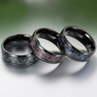 China Titanium Steel Carbon Fiber Ring in Stock Ssz163 for sale