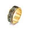 China Nordic Celtic Triangle Rotatable Stainless Steel Ring for Men and Women Decompression Titanium Steel Ring Jewelry Wholesale SSR587 for sale