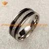 China New Stlye Stainless Steel Jewelry CZ Stones Polished Stainless Steel Wedding Rings SSR2056 for sale