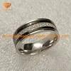China New Stlye Stainless Steel Jewelry CZ Stones Polished Stainless Steel Wedding Rings SSR2056 for sale
