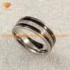 China New Stlye Stainless Steel Jewelry CZ Stones Polished Stainless Steel Wedding Rings SSR2056 for sale