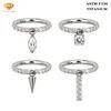 China Newest Nose Rings Titanium Hinged Segment Rings with CZ Pave Pendant Hoop Rings Earring Piercing Jewelry Sm1368 for sale