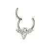 China ASTM F136 / G23 Titanium Piercing Halloween Items Bat Segment Rings Nose Rings Sm0909 for sale