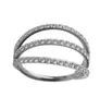 China ASTM F136 Titanium Open Closed Ring G23 Titanium Zircon Nose Ring Piercing Jewelry Cross-Border Nose Ring Tp2531s for sale