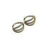 China ASTM F136 Titanium Open Closed Ring G23 Titanium Zircon Nose Ring Piercing Jewelry Cross-Border Nose Ring Tp2531s for sale